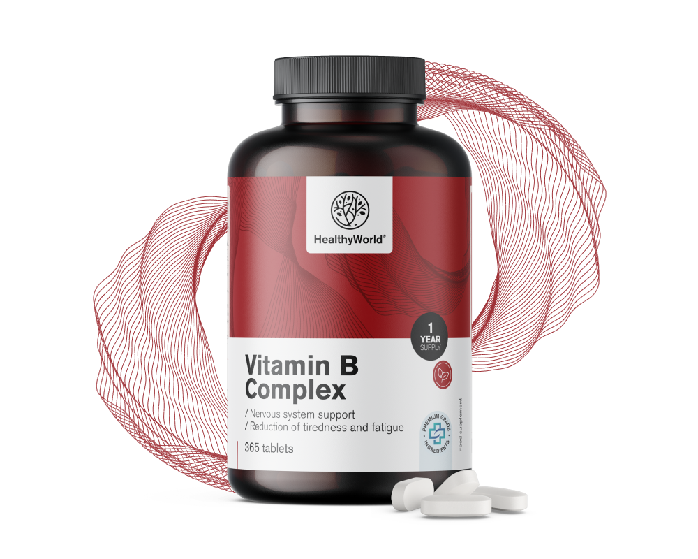 Витамин B-комплекс, 365 таблетки - HealthyWorld.bg