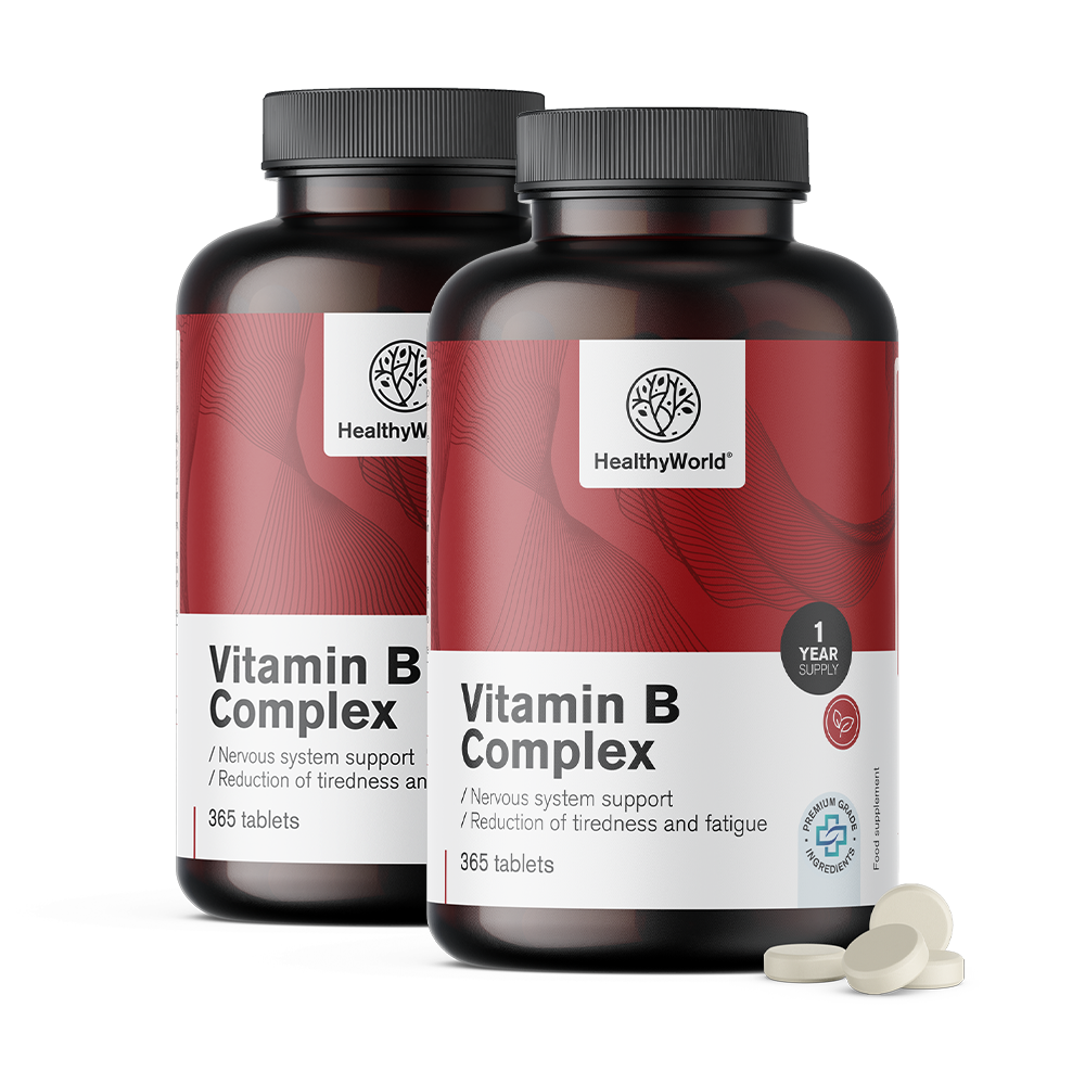 Витамин B-комплекс, 365 таблетки - HealthyWorld.bg